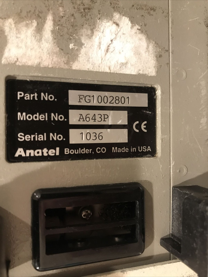 Anatel A643P TOC Analyzer W/ C80 A1000 Organic Analyzer | eBay