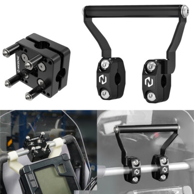 12mm Aluminum Navigation Bracket GPS Holder Bar Clamp For BMW R1200GS ...