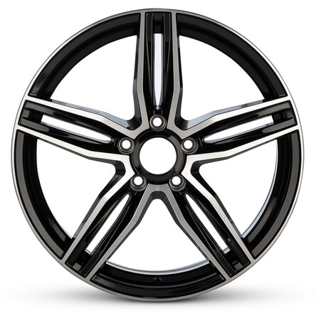 19 Inch Romac Venom Rim Black Machine Face Alloy Wheel - 5x120, ET35 ...