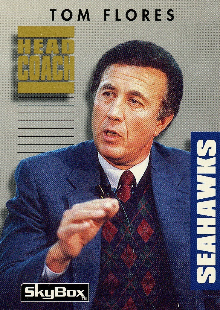 SKYB0X-PRIMETIME Tom Flores SEAHAWKS Pacific TIGERS HOF | eBay