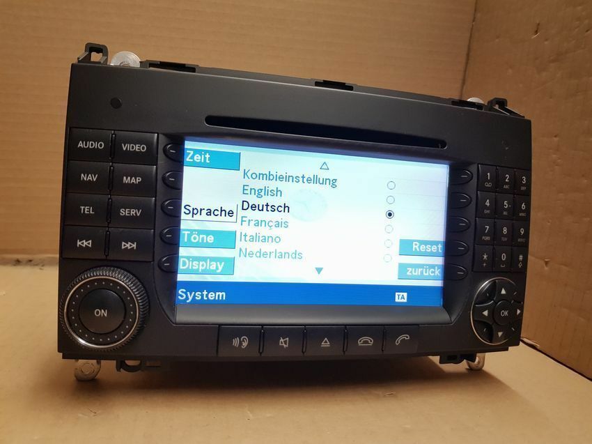 Radio Navi Navigation Mercedes W169 W245 A B Klasse Vito W639 APS ...