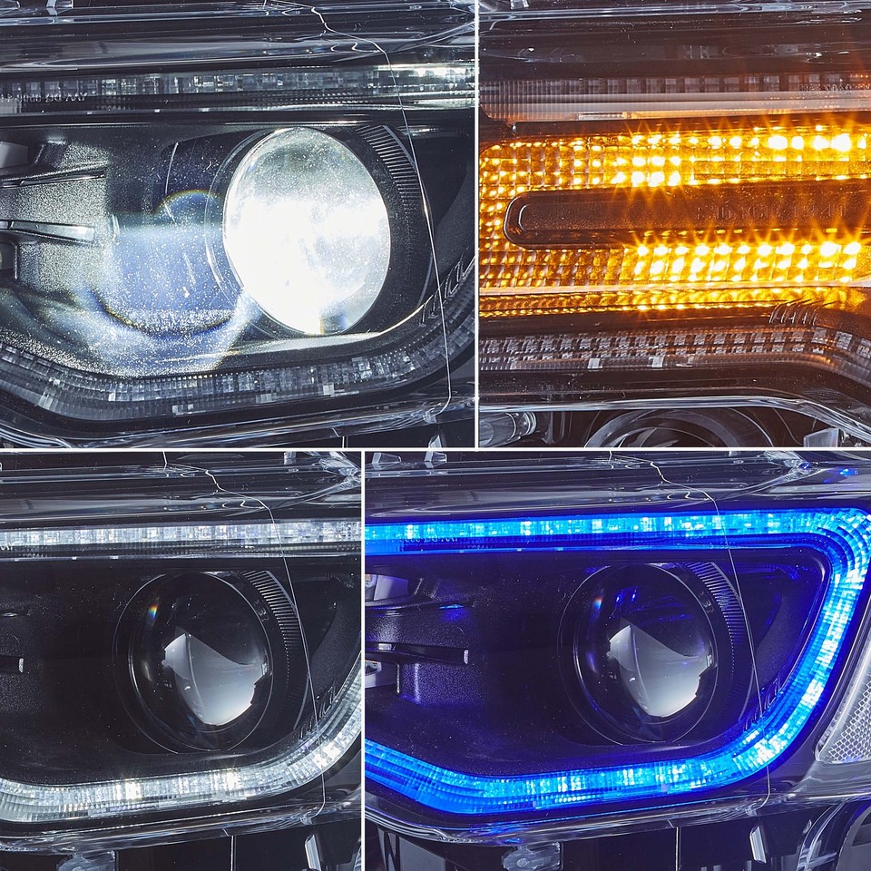 2011-2013 Jeep Grand Cherokee VLAND Full LED Headlights Set | Clear ...