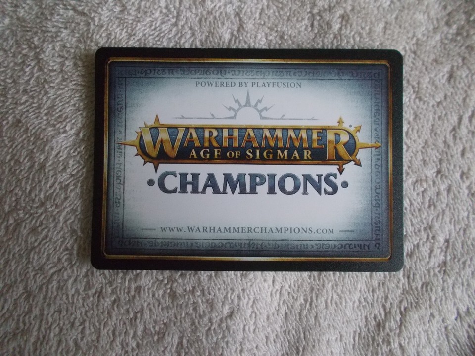 Warhammer: Age of Sigmar Champions "ACCURSED WIGHT KING" #006 trading ...