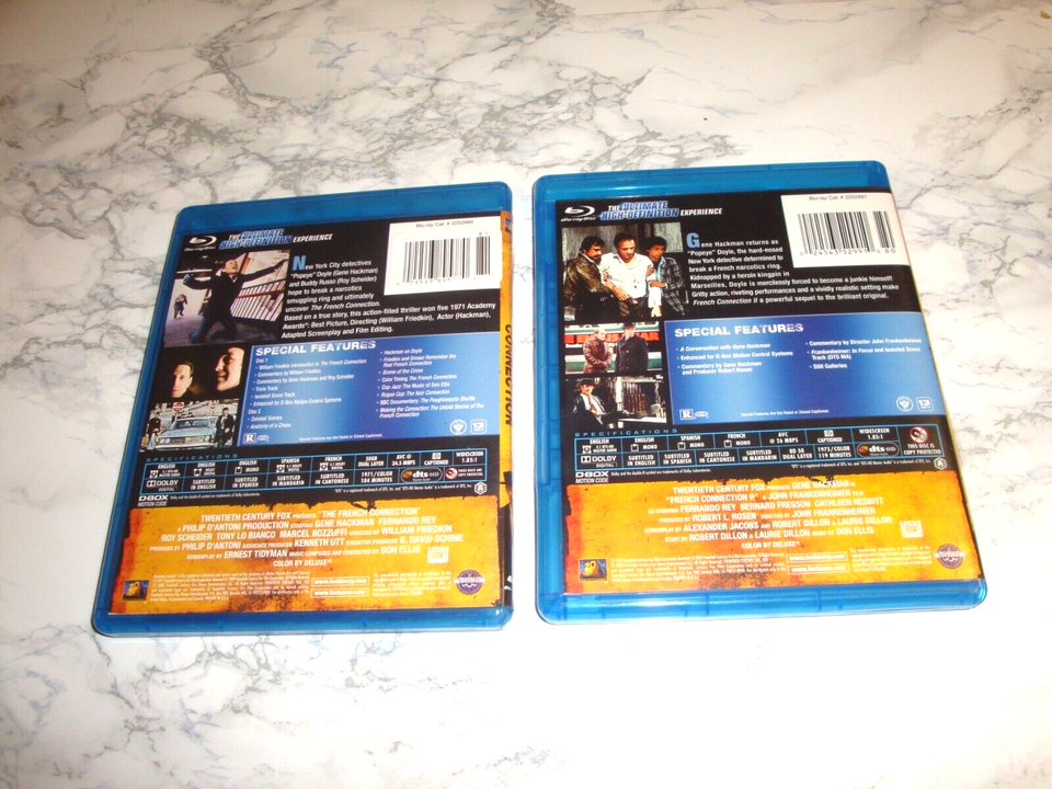 The French Connection 1 & 2 *Like New* (Blu-ray Disc, 3-Disc Set | eBay