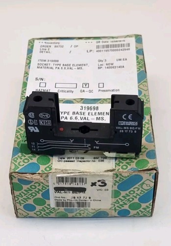Phoenix Contact VAL-MS BE/FM 2817738 Type 2 Surge Protection Base ...