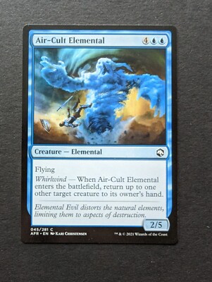Magic the Gathering AIR-CULT ELEMENTAL 45 Adventures in the Forgotten ...
