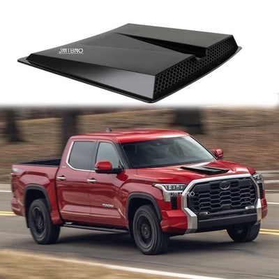 Gloss Black Air Flow Intake Hood Scoop Vent Bonnet Cover Decor For ...