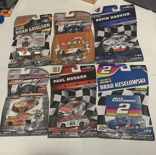 LOT OF 6-NASCAR AUTHENTICS MIX DRIVER 1:64 NIP | eBay
