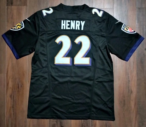 Baltimore Ravens #22 Derrick Henry Black Stitched Jersey *New* Size ...