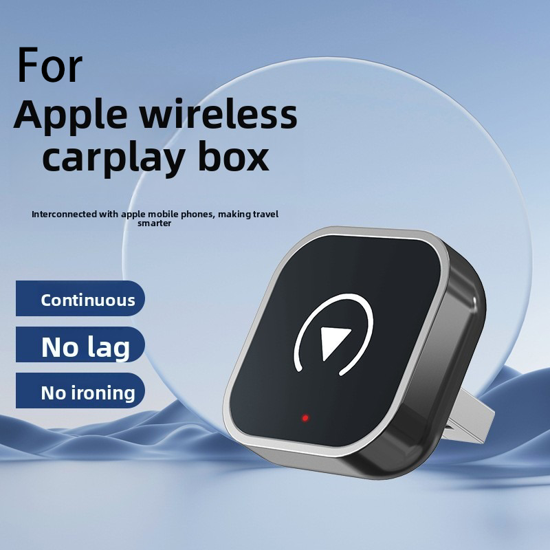 For iPhone Apple Wireless Dongle Plug ＆Play 2025/Y USB Wireless CarPlay ...