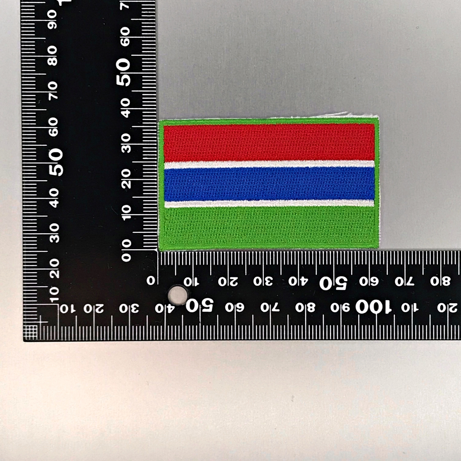 The Gambia Flag Patch — Iron On Badge Embroidered Motif — Gambian World Mini | eBay