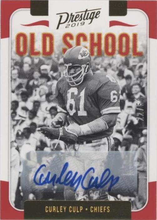 2019 Panini Prestige - Old School Curley Culp #OS-CC Xtra Points Gold ...