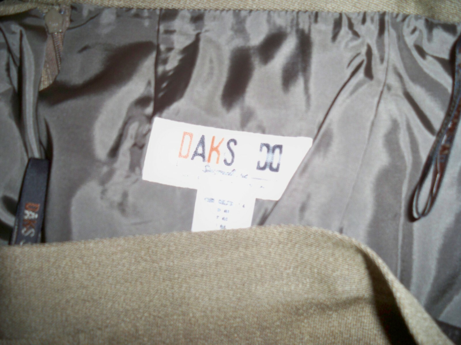 DAKS SIGNATURE VINTAGE TWEED WOOL 3 PIECE SUIT S… - Gem