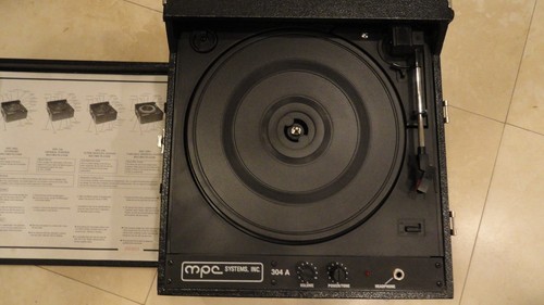 MPC Systems Inc. 304A Portable Turntable Record Player | eBay