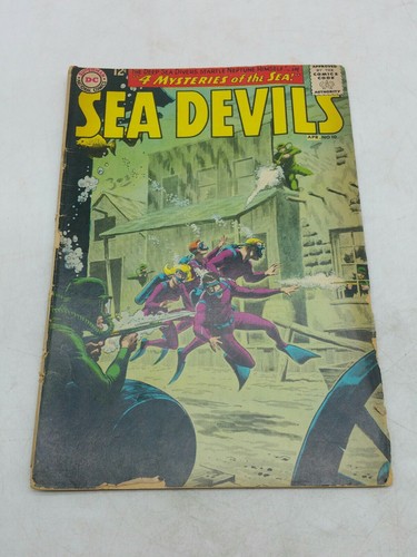 Sea Devils #10 DC Comic 1963 bk017 | eBay
