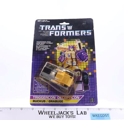 Ruckus Triggercon G1 Transformers 1987 Hasbro Action Figure MOSC NEW | eBay
