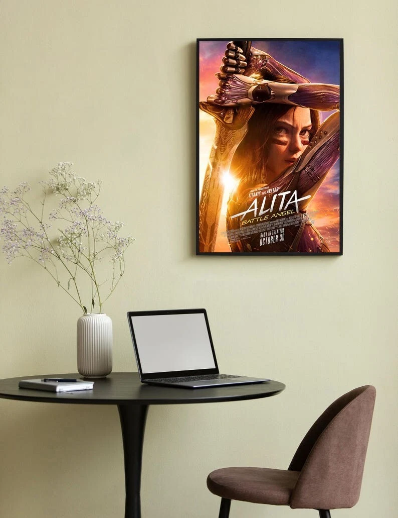 Alita Battle Angel (2019) Movie Poster, Gift For Mother's Day, Father's ...