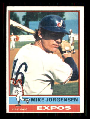 1976 Baseball Topps Mike Jorgensen Montreal Expos #117 2 | eBay