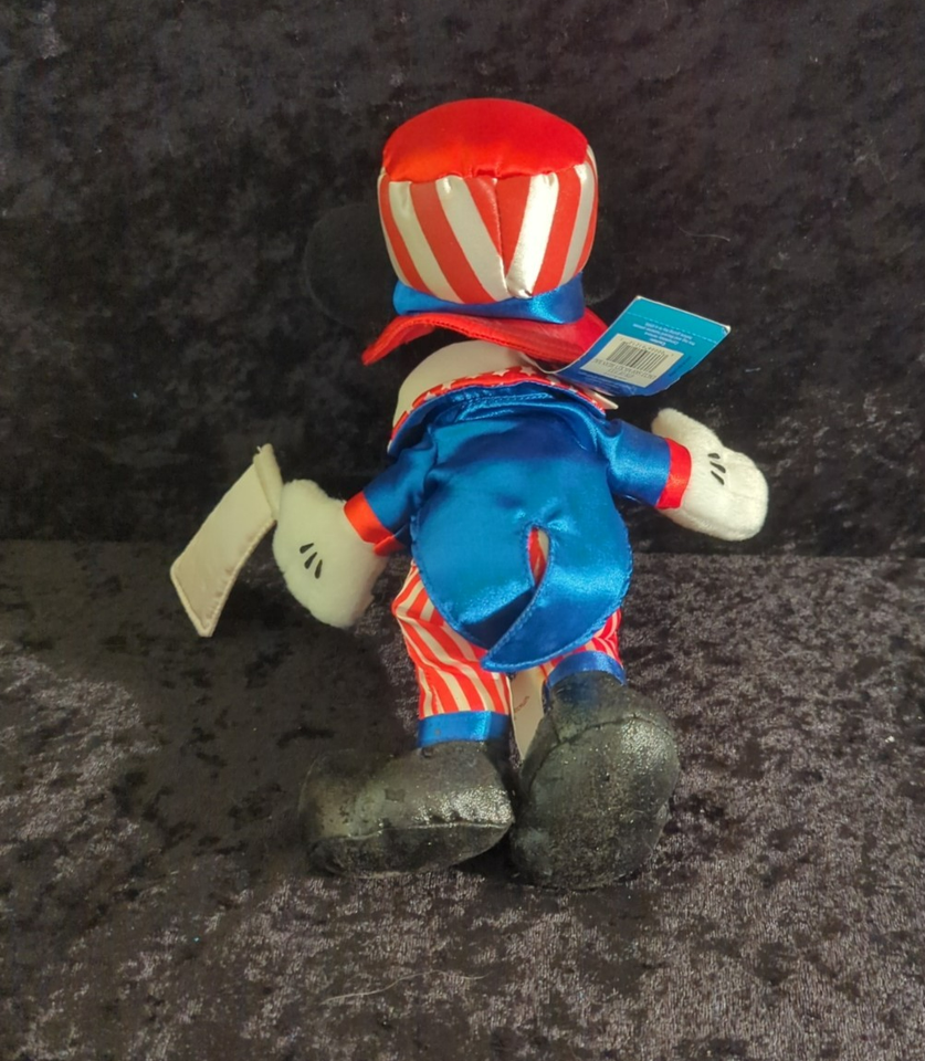 Disney Uncle Sam Mickey Mouse Disney World Exclusive Bean Bag Plush Vtg ...