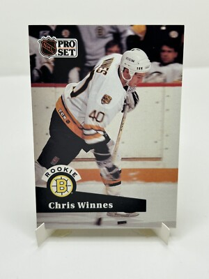 1991-92 Pro Set Boston Bruins Hockey Card #522 Chris Winnes | eBay