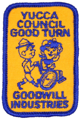 MINT Vintage Goodwill Industries Good Turn Yucca Council Patch Texas TX ...