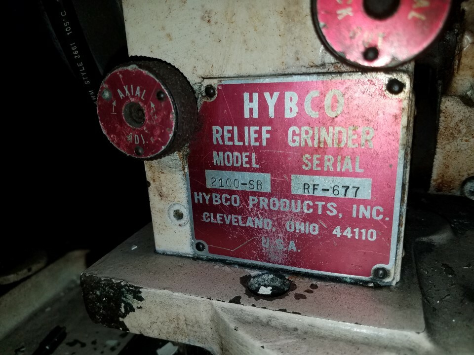 Hybco 2100-SB Relief Grinder | eBay