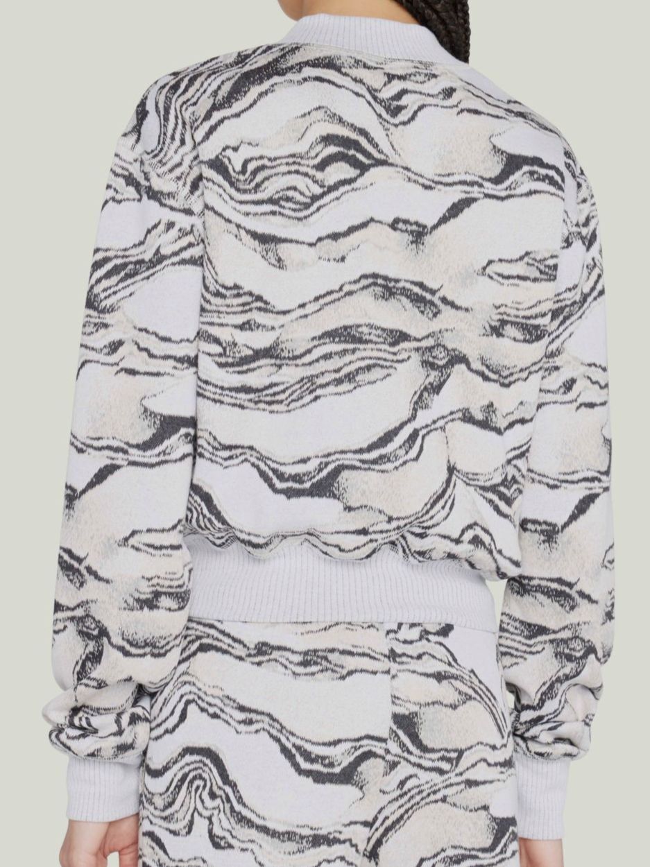 $165 Twenty Montreal Women's White "Hyper Reality" Crewneck Sweater ...