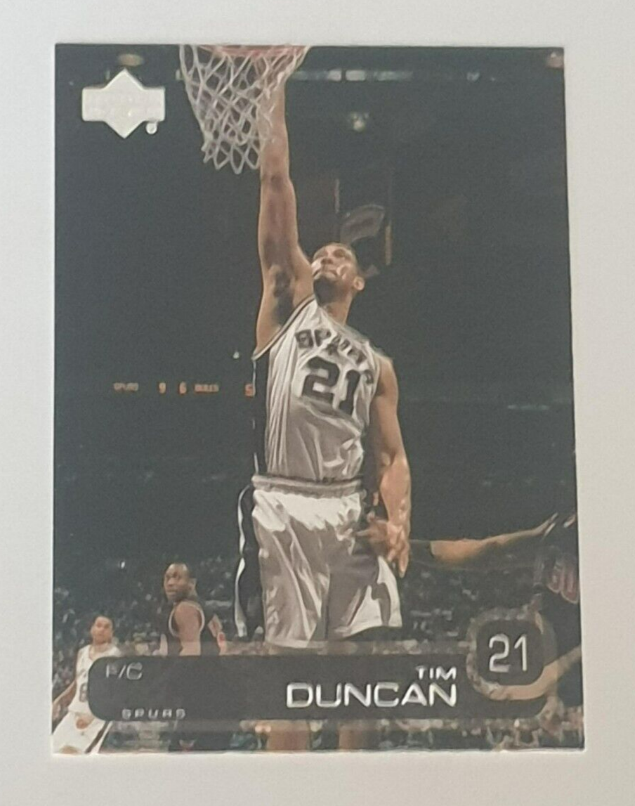 2002 Upper Deck Tim Duncan Card - San Antonio Spurs | eBay Australia