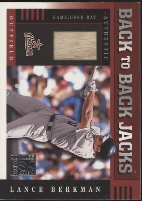 Lance Berkman 2003 Donruss Elite Back to Back Jacks Relic 145/250 #BB10 ...