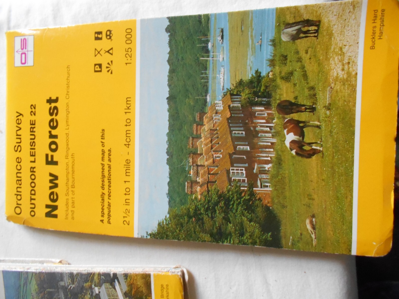 Ordnance survey Outdoor Leisure maps yellow cover 1:25000 each map 2.25 ...