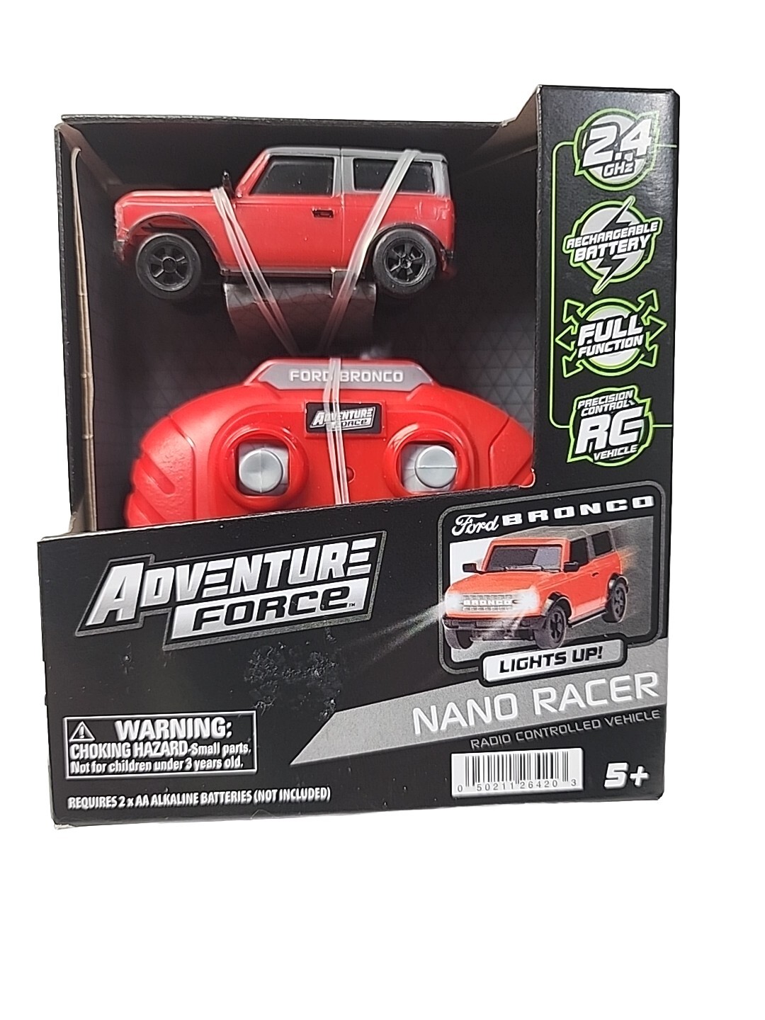 Nano Racer RC Car ~ Bronco ~ Red ~ Adventure Force ~ Radio Control Fun ...