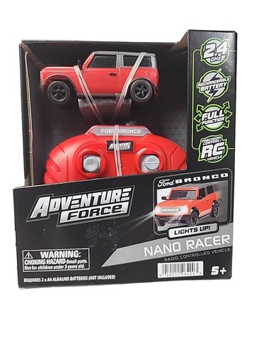Nano Racer RC Car ~ Bronco ~ Red ~ Adventure Force ~ Radio Control Fun ...