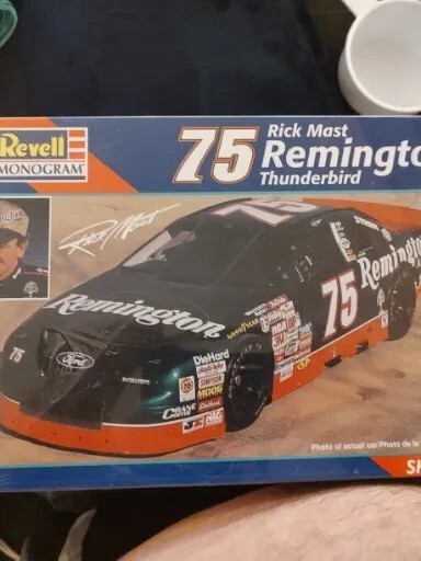Vintage Revell Monogram #75 Rick Mast Remington Thunderbird 1:24 Scale ...