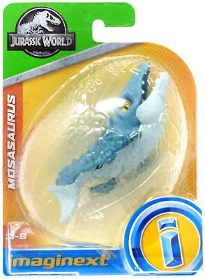 2019 Mattel Imaginext Jurassic World Mosasaurus Egg Mini Dinosaur Toy ...