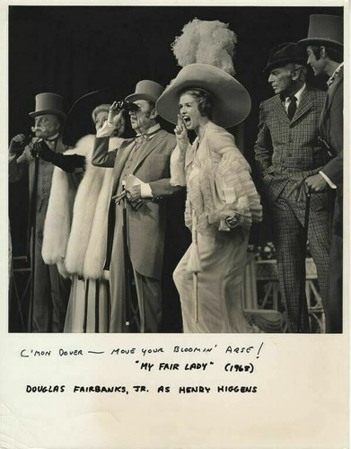 My Fair Lady 1968 Theater Douglas Fairbanks Jr Margot Moser Original ...