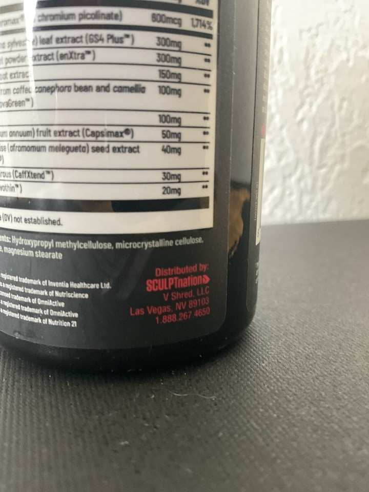 Sculptnation Burn Evolved 2.0 Thermogenic Fat Burner 60 Caps Gluten ...