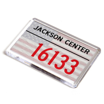 FRIDGE MAGNET - Jackson Center, 16133 - US Zip Code | eBay UK