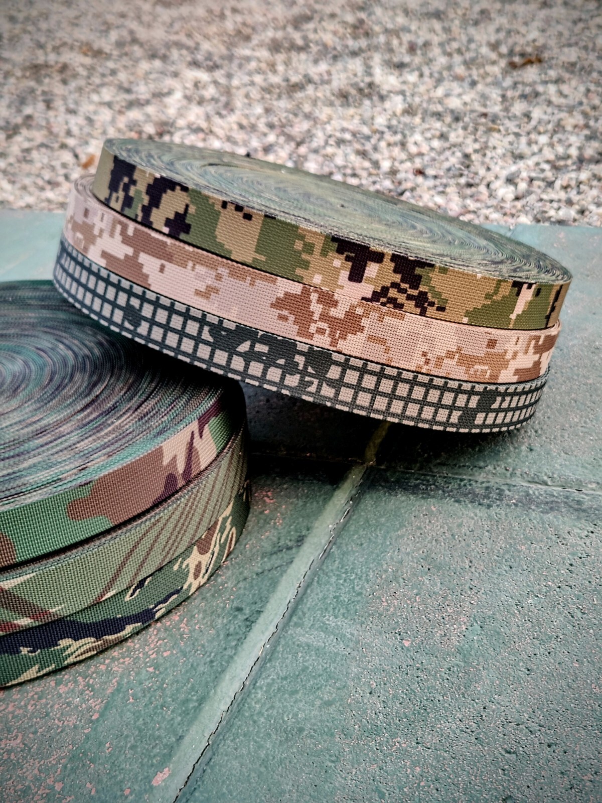 USA 55301 Mil-Spec 1" Webbing - Multicam, M81 Woodland, TIGER, DNC ...