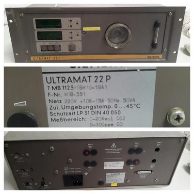 Siemens ULTRAMAT 22P 7MB1123-1BH10-1BA1 gas analyzer | eBay