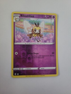 Pokémon TCG Ribombee Evolving Skies 079/203 Reverse Holo Uncommon ...