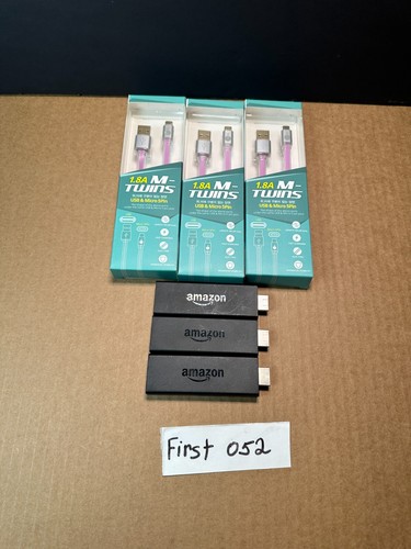 Lot of 3 AMAZON Fire TV Stick CE0984 LY73PR (2nd Generation) No Remote ...