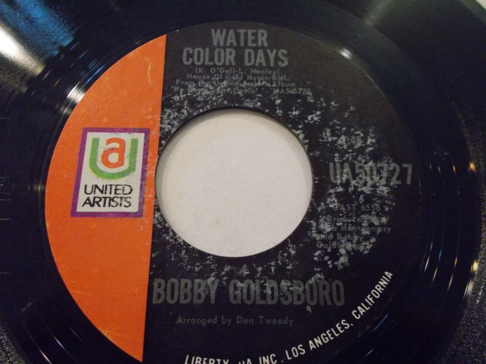 Bobby Goldsboro Watching Scotty Grow / Water Color Days 45 1970 Vinyl ...