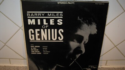 BARRY MILES MILES OF GENIUS PARKER RECORDS W/DUKE JORDAN JAZZ FUSION ...