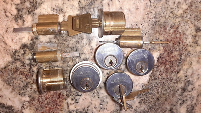 LOT Locksmith US Lock Restricted Mortise Cylinder(6) and KIK Cylinders ...