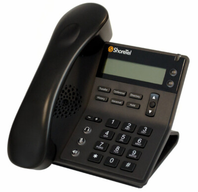 Lot of 7 Shoretel IP420 8-line VoIP System Phone w/ Handset and Stand ...