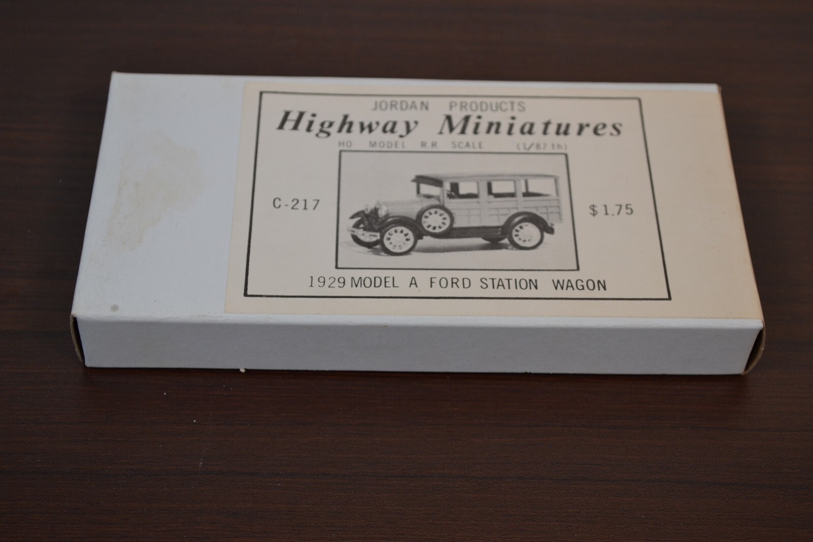 Jordan Products Highway Miniatures HO Model Kit C-217 Model A Ford ...