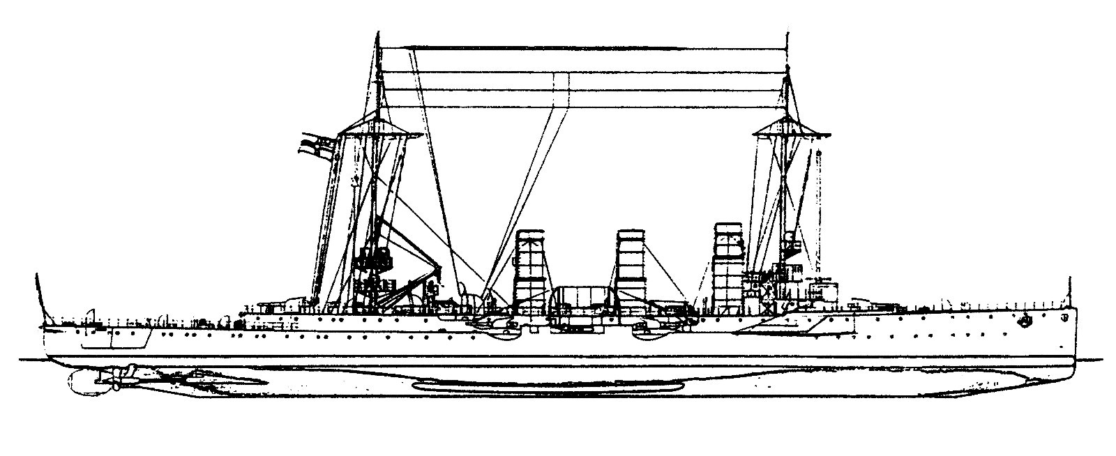 SMS ELBING, Kleiner Kreuzer (1913). Kaiserliche Marine 1918 ...