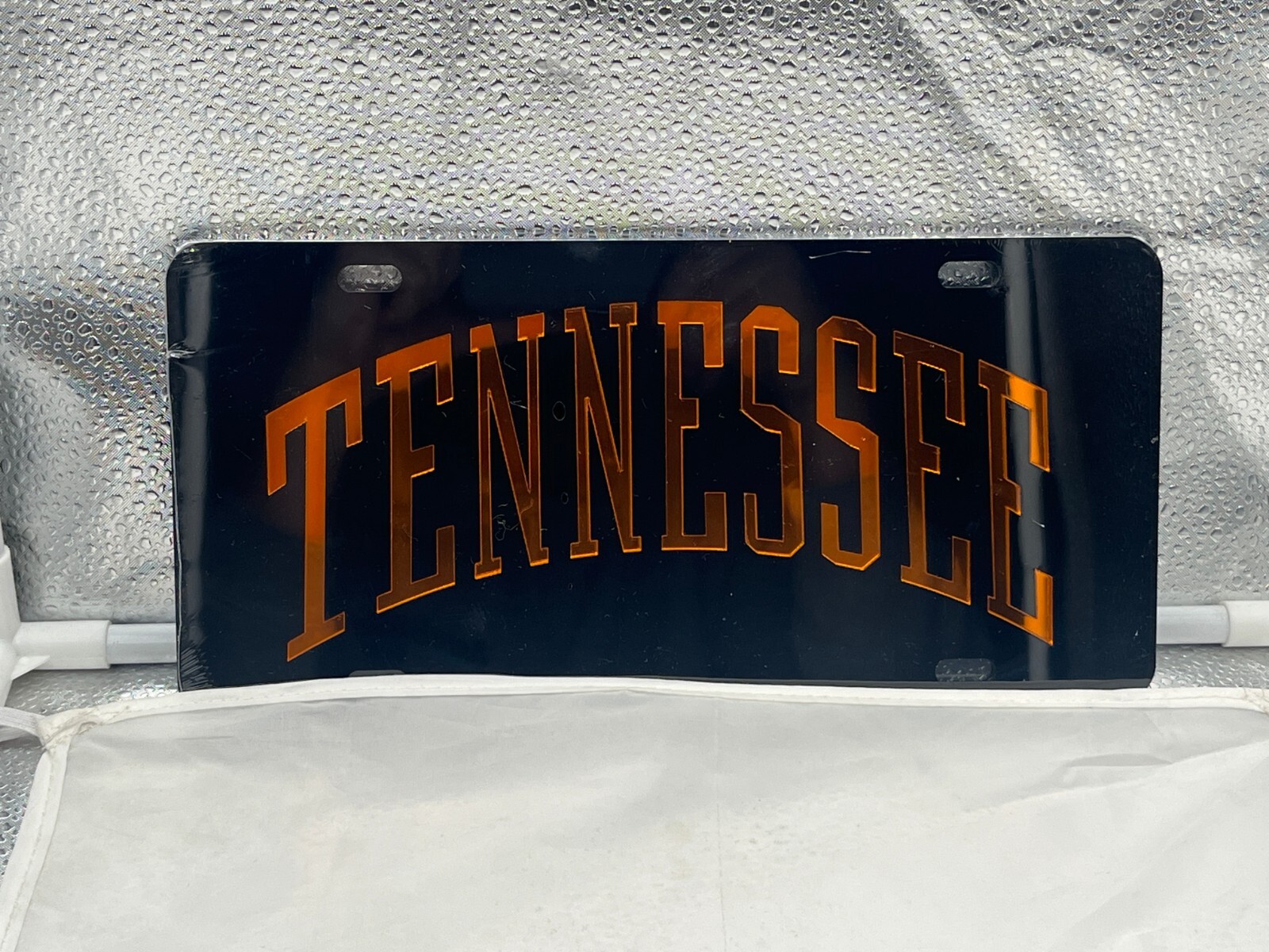 Tennessee Volunteers NCAA Black Mirrored Laser Cut License Plate ...