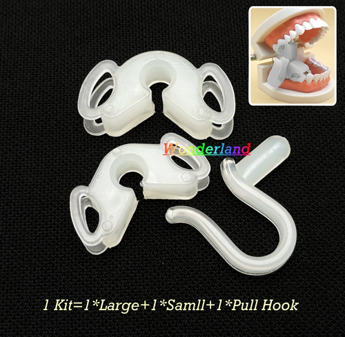 Dental Silicone Bite Blocks Rubber Cheek Retractor Mouth Opener Latex ...