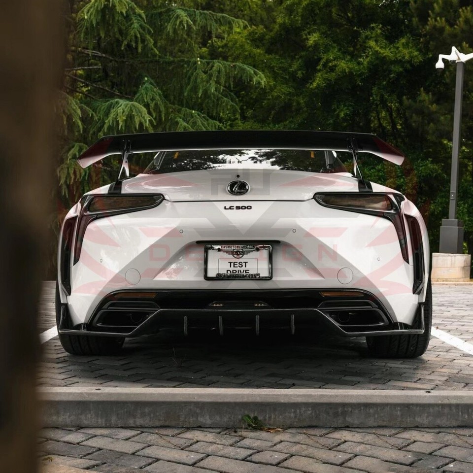 Carbon Fiber Body Kit For Lexus LC500 LC500h Front Lip Side Skirts Rear ...